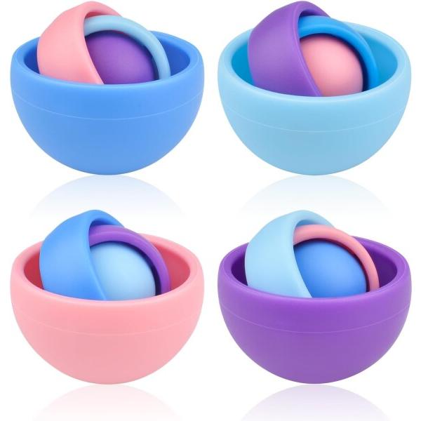 MATSUKUSHI フィジェットトイ C 大人から子供まで楽しめる 男の子や女の子 ティーンエイジャー向けのギフトアイデア ADHDや自閉症にも対応 ストレス解消に最適なフィンガートイやハンドフィジェットスピナー（4PC-4）商品コード：...