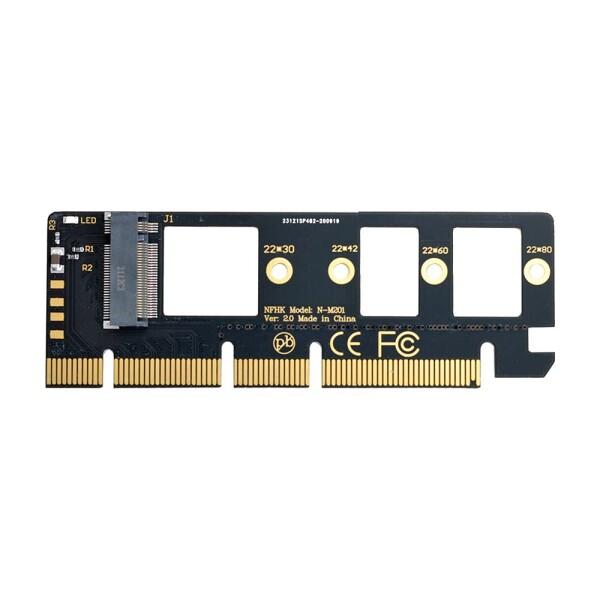 xiwai NGFF M-Key NVME M.2 SSD - PCI-E Express 3.0 PCI-E4.0 16x X4アダプター ブラケットなし商品コード：49069220807型番：ad92d7c1-4901-4179-ba9...