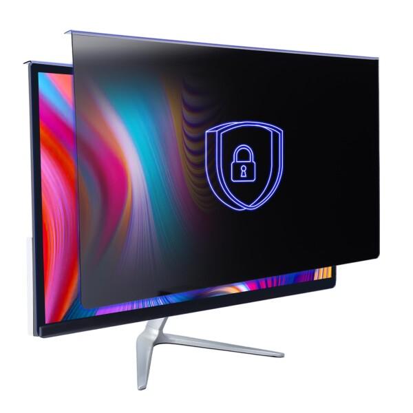 GUDTEKE 24インチ PCモニター用 覗き見防止 保護フィルム 23.6 23.8インチ吊り下げ式プライバシースクリーン保護フィルムと互換 ワイドスクリーン対応コンピュータのモニター、ワイド高比16:9、ブルーライトカット液晶保護フィ...