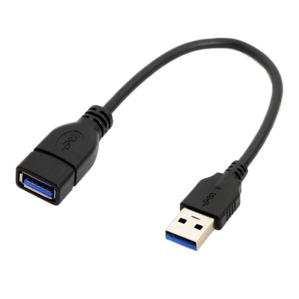 NFHK Chenyang CY USB 3.0 Type-A 延長ケーブル USB 3.0 Type-A オス-メス 20cm 5Gbps データ転送商品コード：49069221994型番：U3-026-CYサイズ：20CMカラー：ブラッ...
