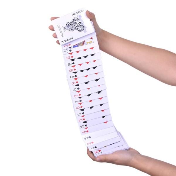 Doowops Electric Deck/カードスプリングトランプ フルデックデック 滝カード ウォーターフォールトランプ カード引き ポーカートリック 近景マジック道具 (赤)商品コード：49069226055サイズ：ワンサイズ1組全て...