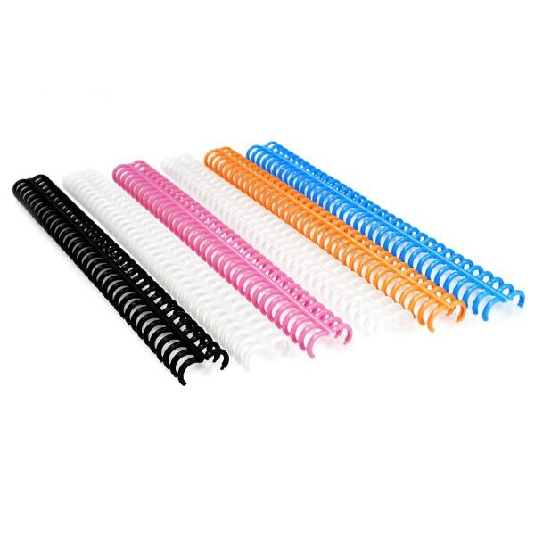 RAYSOONER CB1234-MC プラスチック製本リング ルーズリーフリング A4 34穴 マルチカラー 直径12mm 1/3インチピッチ 製本容量85枚 30本/箱商品コード：49069241662型番：10324077-5サイズ：...