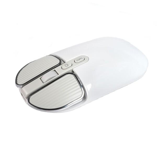 M203 2.4GHz USBワイヤレス Bluetooth 5.1マウスデュアルモード 無線 静音 超薄型 充電式ブルートゥース iPhone/iPad/Mac/Androidタブレット/Windows/Microsoft Surface...