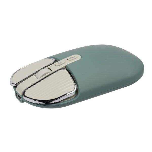 M203 2.4GHz USBワイヤレス Bluetooth 5.1マウスデュアルモード 無線 静音 超薄型 充電式ブルートゥース iPhone/iPad/Mac/Androidタブレット/Windows/Microsoft Surface...