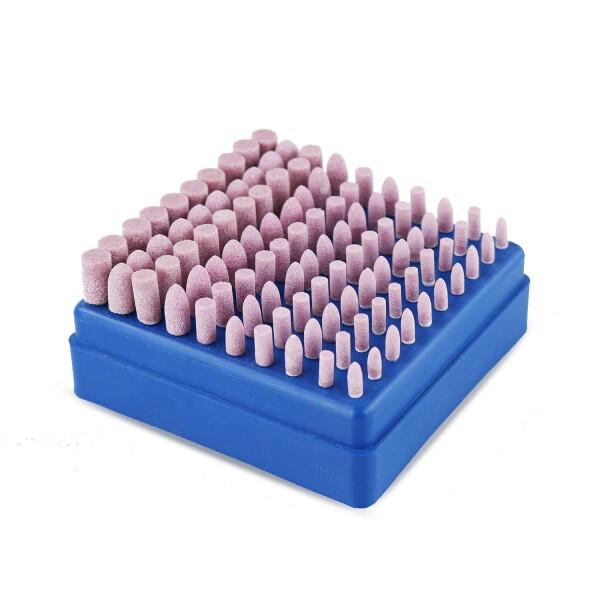 JINTONG リューター 砥石 リューター ビット ルーター 砥石 3mmシャンク コーン ヘッド セラミック 研磨 便利な 2種類 5サイズ 軸 付 セラミック 砥石 バフ 100本 セット商品コード：49069259852型番：jgs...