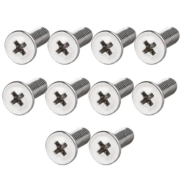 LOYELEY 十字穴皿小ねじ 10個入り 平ネジ モニタースタンド TV モニタのネジ ステンレス TV/ラップトップPC/ファン用 (M4x10mm)商品コード：49069266679型番：ch-822サイズ：M4x10mm【パッケージ...