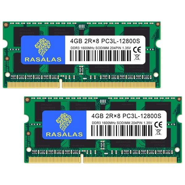 PC3L-12800 4GB×2枚 SODIMM DDR3L 1600MHz 1.35V (低電圧) ノートPC用 メモリCL11 204Pin Non-ECC商品コード：49069267666サイズ：DDR3-SODIMM-1600カラー...