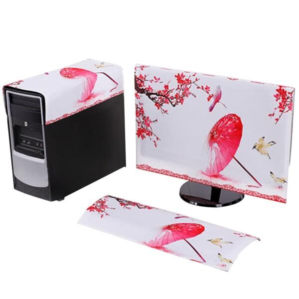 HIGHAWK モニターカバー セット ディスプレイカバーPCカバー キーボードカバー 防塵 保護 ホコリ 傷 日光 防止 液タブ 可愛い 梅の花 31-32インチ商品コード：49069270939型番：GB3サイズ：31-32インチカラー...