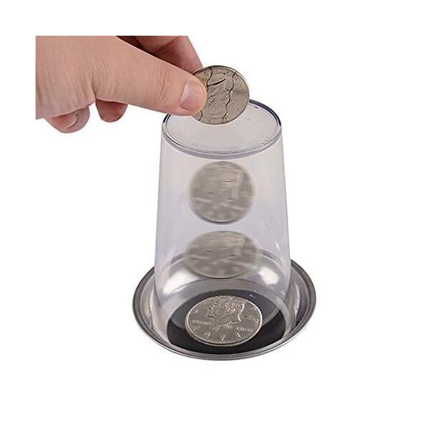 Coin thru Glass/ミラクルスルーコイン コインマジックシリーズ コインコースター 貫通マジック 近景マジック道具 手品 道具商品コード：49069272141型番：Coin-thru-Glassコインがグラスを貫通する元祖お手...