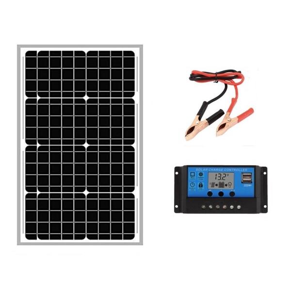 SAYA 40W ソーラーパネル 20A 12vソーラーコントローラー 太陽光モジュール商品コード：49069273552