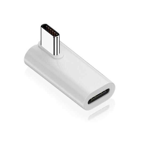 Duttek 40Gbps USB Type-C変換アダプタ、PD140W L型USB Type-C 変換アダプタ, L字型USB タイプ Cオスメスコネクタ変換アダプター、高速充電対応、8k@60hz解像度、Thunderbolt 3対応...