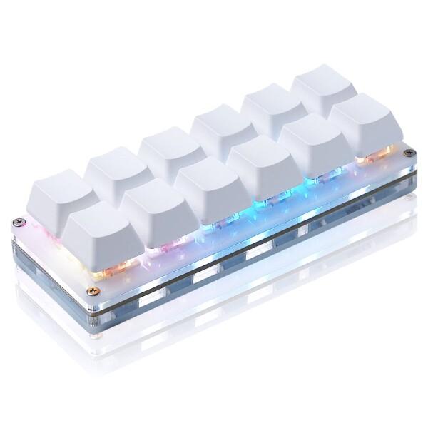 Newhui 12キーメカニカルゲーミングキーボード 片手キーパッド USB-C 有線 OSU キーパッド プログラム可能なホットスワップ可能なキーボード商品コード：49069286634型番：42e48fb7-4c47-4cc6-ba16...