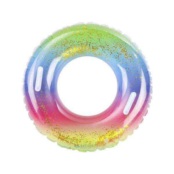 Brotevity 浮き輪 大人用 浮き輪 子供 スパンコール 浮く 水遊び プール (rainbow)商品コード：49069288281型番：Brote-0001サイズ：外径は75cm 内径は35cmカラー：rainbow【魅力的デザイン...