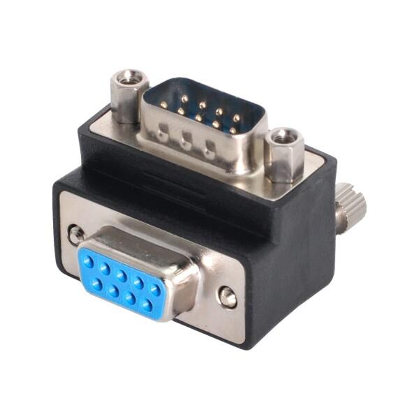 CHENYANG DSUB D - Sub rs232 9pinオスtoメスUp右角度付き90度拡張子アダプタ商品コード：49069706845型番：8541679621カラー：UP。メスはつまみねじタイプです。オスはスクリューナットです。...