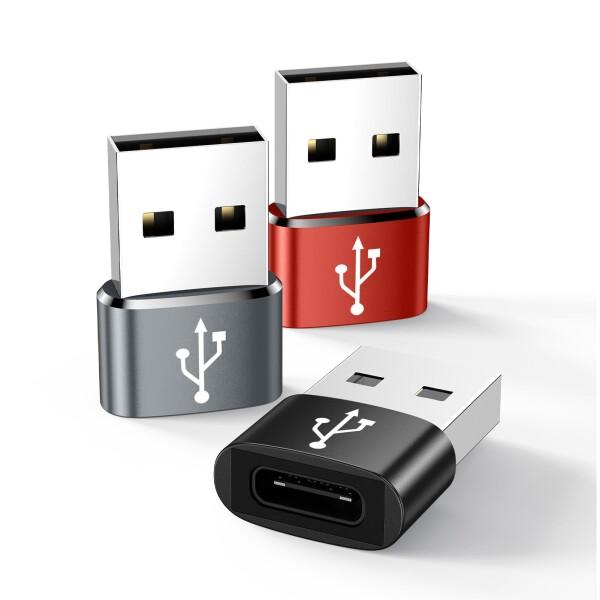 Type-C 変換アダプタ USB Type C (メス) to USB 3.0 (オス) 変換アダプタ Quick Charger 3.0対応 USB 3.0 高速データ転送 OTG対応 MacBook Pro/Air/iPad Pro ...
