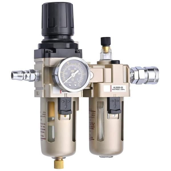Pronese フィルターレギュレーター エアゲージ付 Rc１/４″対応 エアフィルター コンプレッサー用 エアコンプレッサー用アクセサリ エアダスター 圧力調整・ほこり除去・除水商品コード：49069793349【Pronese・製品情報...