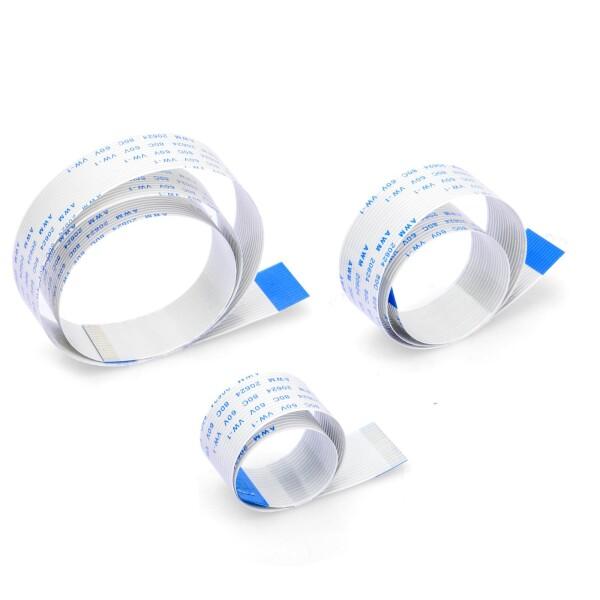 OSOYOO Raspberry Pi用 カメラケーブル 20CM +30CM + 50CM 3本 RPi用リボンフレックス延長cable FFCケーブル FPC CSI カメラ モジュール 15ピン 1mm 延長ケーブル コネクタ ラズベ...