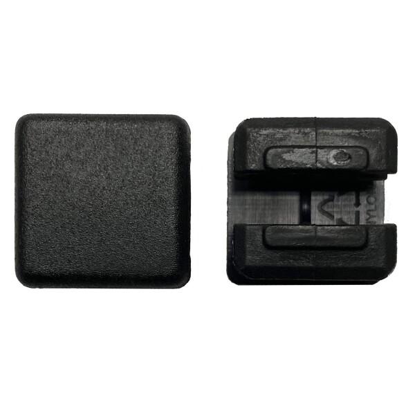 dexierp Protection Force 3/4" 19mm (パック 10) スクエア OD チューブ プラスチック インサート プラグ チューブ ポスト エンド キャップ チェア グライド SQI20X20-(10 パック)商品...