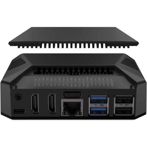 GeeekPi Argon ONE V3 Raspberry Pi 5用ケース商品コード：49069991107型番：C-0057カラー：ブラック【パッシブ冷却とアクティブ冷却の両方】パッシブ冷却用の耐久性と機能性に優れたアルミケース素材。...