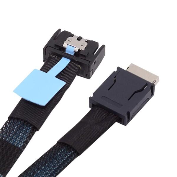 NFHK PCI-E 5.0 Mini Cool Edge IO MCIO PCI-E 4i 38ピン オス - SFF-8611 Oculink 4X エクステンダーケーブル 50cm商品コード：49069994458型番：NF-SF-0...