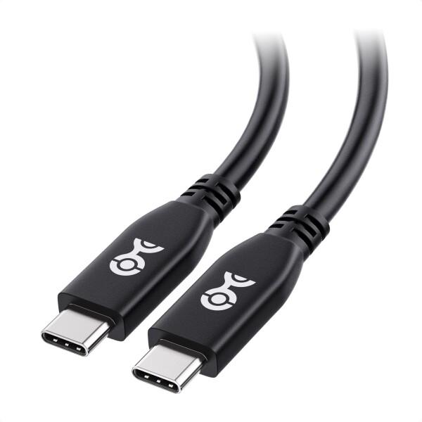 Cable Matters 40Gbps ショートUSB4 ケーブル 0.3m、(8K 60Hz / 4K 240Hz ビデオ・240W充電・40Gbpsデータ) USB 4 / USBC ケーブル、Thunderbolt 4 / MacB...