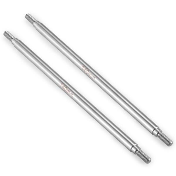 TRZX 1/10軸SCX10 TRX-4 RCクローラーカー用2個ステンレススチールプルロッドリンクリンケージ (140mm)商品コード：49070660264型番：M009サイズ：140mm頑丈で耐久性があり、取り付けが簡単斬新な外観と...