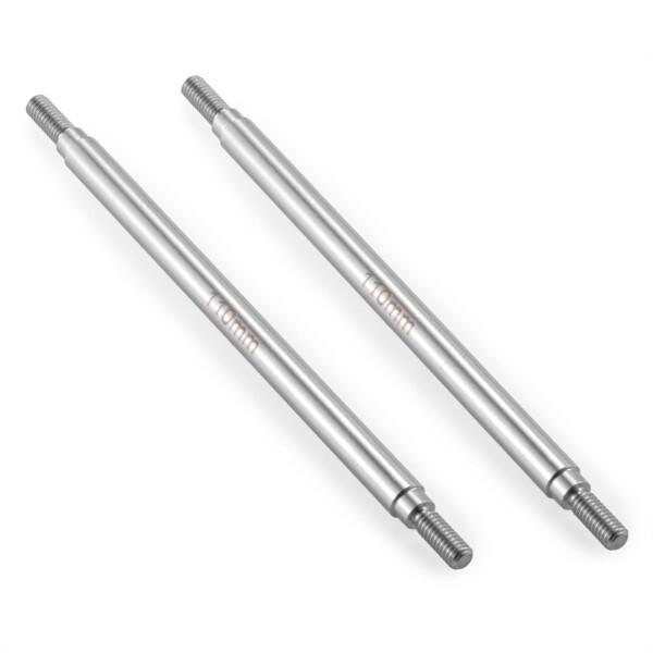 TRZX 1/10軸SCX10 TRX-4 RCクローラーカー用2個ステンレススチールプルロッドリンクリンケージ (110mm)商品コード：49070660266型番：M009サイズ：110mm頑丈で耐久性があり、取り付けが簡単斬新な外観と...