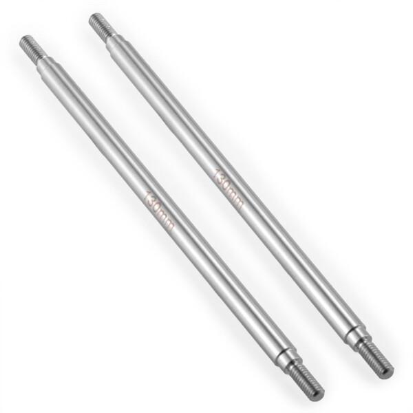 TRZX 1/10軸SCX10 TRX-4 RCクローラーカー用2個ステンレススチールプルロッドリンクリンケージ (130mm)商品コード：49070660268型番：M009サイズ：130mm頑丈で耐久性があり、取り付けが簡単斬新な外観と...