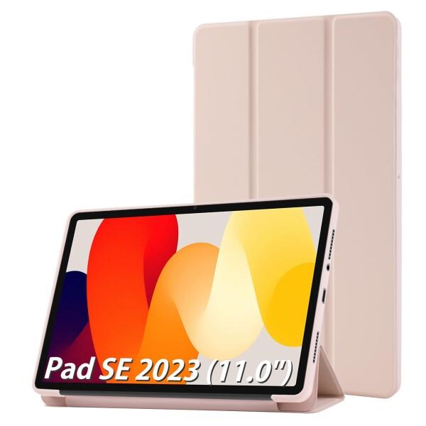 Simpeak Xiaomi Redmi Pad SE 11'' 対応 ケース 全面保護カバー 肌感PUレザーとTPU 薄型 超軽量 オートスリープ機能付き 三つ折スタンドタブレットケース,ライトピンク商品コード：49070818924型番...