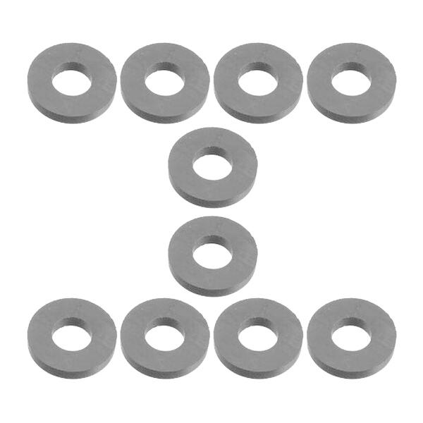 Ofowin 10Pcs, NBR ゴム平ワッシャー 平座金 14mm OD 6mm ID 2.5mm 厚さ, 蛇口パイプ 水ホース用 ホワイト バルブ 防振商品コード：49070851853型番：s220902ofowin0007jpaサ...
