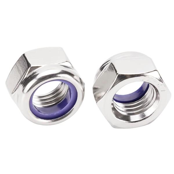 304（SUS）ステンレス ナイロンロック ナット M14 4本入 インサートセルフロック ロックして緩みを防止 DIN985商品コード：49070851917型番：NL-SJLM24-0515サイズ：M14カラー：メタリックネジサイズ x...