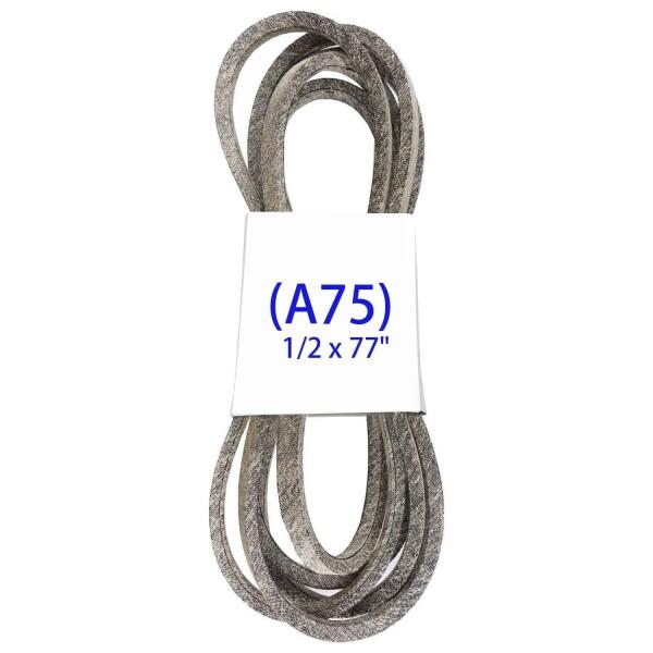 （A 75）Kevlarベルトを1/2「x 77」に置き換え、CUB-CADET MTDと互換性がある。Cub Cadet 754-04062 954-04062、芝刈り機デッキベルト、部品ベルト交換商品コード：49070853449型番：...