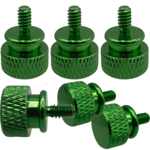 エスエスエーサービス PCケース 電源向け ハンドルネジ つまみねじ スクリュー アルミニウム 6#-32 コンピュータケース用 6個入 (グリーン)商品コード：49070885905型番：sn-0サイズ：全長：約16.5mmカラー：グリー...