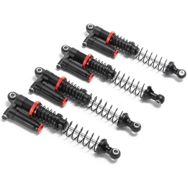 TRZX 4個アルミニウム衝撃吸収材は1/10 RCのクローラー軸SCX10 TRX4 D90のためのダンパー90mm-120mmを組み立てた (100mm)商品コード：49071060502型番：M006サイズ：100mm頑丈で耐久性があ...