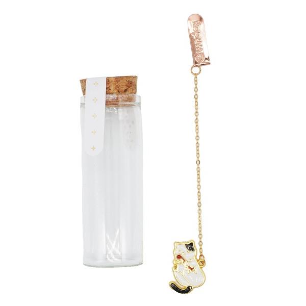 白ネコ しおり 注射 かわいい おしゃれ インテリア商品コード：49071076746型番：ACC571カラー：ホワイト白ネコ　しおり　駐車　かわいい　おしゃれ　インテリア