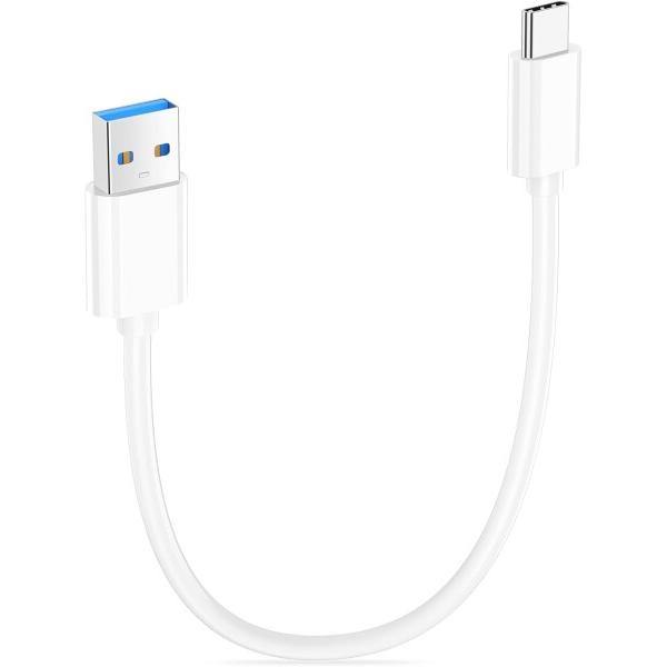USB Type C ケーブル 0.3m 10Gbps高速データ転送 USB-A to USB-C 短い30cm USB 3.1/3.2 Gen2 急速充電QC3.0 Carplay/Android Auto 対応 iPhone17/16/...
