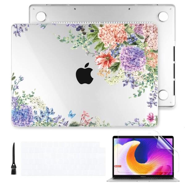 Batianda M3/M2/M1チップ MacBook Pro 14インチ保護ケースA2442/A2779/A2918/A2992 対応、超薄型、軽量、排気口 マックブック シェルカバー + 液晶保護フィルム + JIS配列キーボードカバ...
