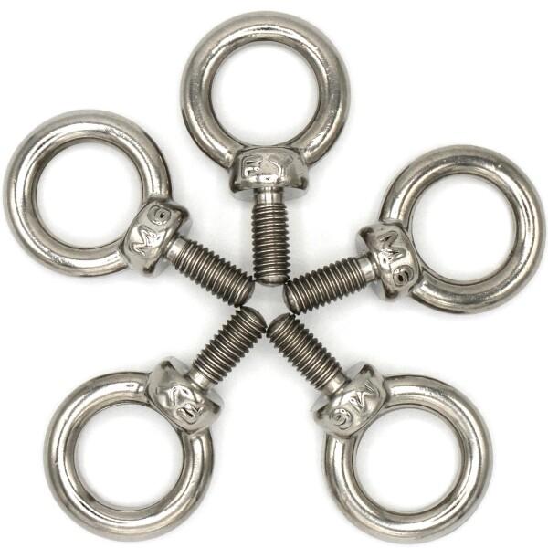 Stainless Steel Machinery Shoulder Lifting Eye Bolt (M6, 5 items)商品コード：49071364801型番：FYJISEB304M6サイズ：M6カラー：Silver5 Pcs I...