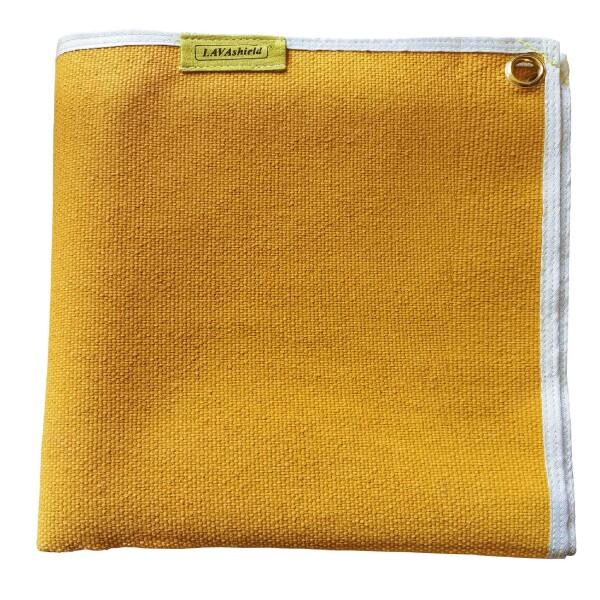 Weldas(R) LAVAshield(R) ゴールド溶接ブランケット、50-3068、1000 gm/m2 ネオプレンでコーティングされたグラスファイバー製、温度定格 550 [度]、エッジに沿った耐久性の高い真鍮グロメット、1.74 ...