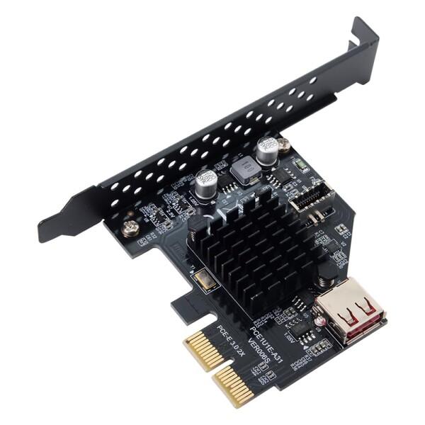 NFHK USB 3.1 フロントパネルソケット USB 2.0 - PCI-E Express カードアダプター マザーボード用商品コード：49072255220型番：NF-UC-136アダプターは、マザーボードのPCI-EをUSB 3....