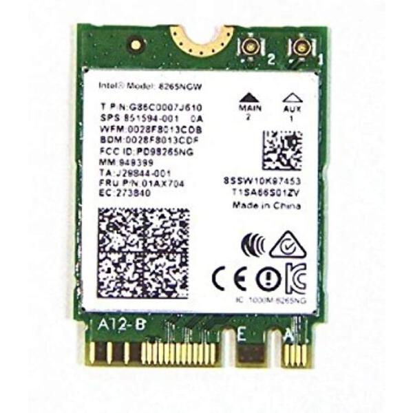 8265 Generic 2230 2x2 AC+BT商品コード：49073085495型番：8265-NGWMGChip: Intel 8265AC ; Bands: 2.4GHz / 5GHz;Speed: 300Mbps / 867M...
