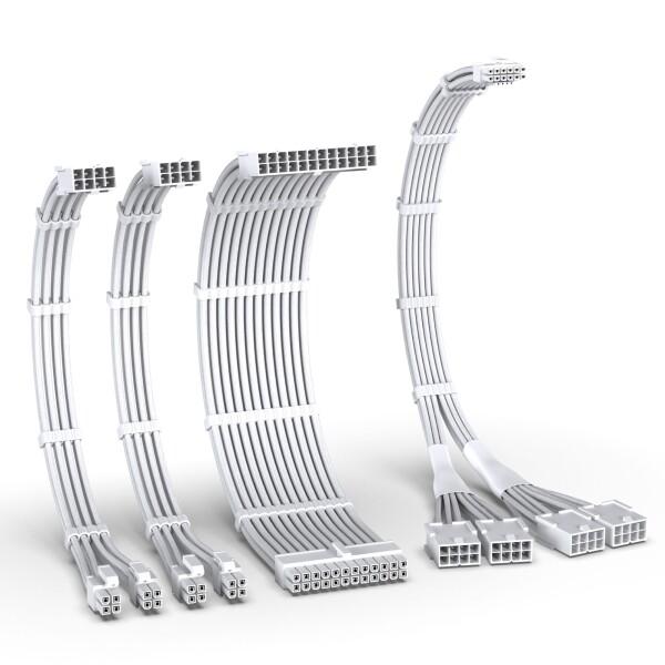 EZDIY-FAB PCIe 5.0 12VHPWR 電源専用延長スリーブケーブル、24ピン ATX/ 8ピンCPU /16 ピン (12+4) - 4X PCIE 8 ピンGPU、PSUケーブル延長 GPU RTX4090/4080/40...