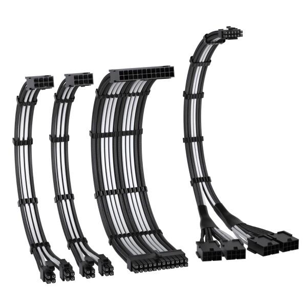 EZDIY-FAB PCIe 5.0 12VHPWR 電源専用延長スリーブケーブル、24ピン ATX/ 8ピンCPU /16 ピン (12+4) - 4X PCIE 8 ピンGPU、PSUケーブル延長 GPU RTX4090/4080/40...