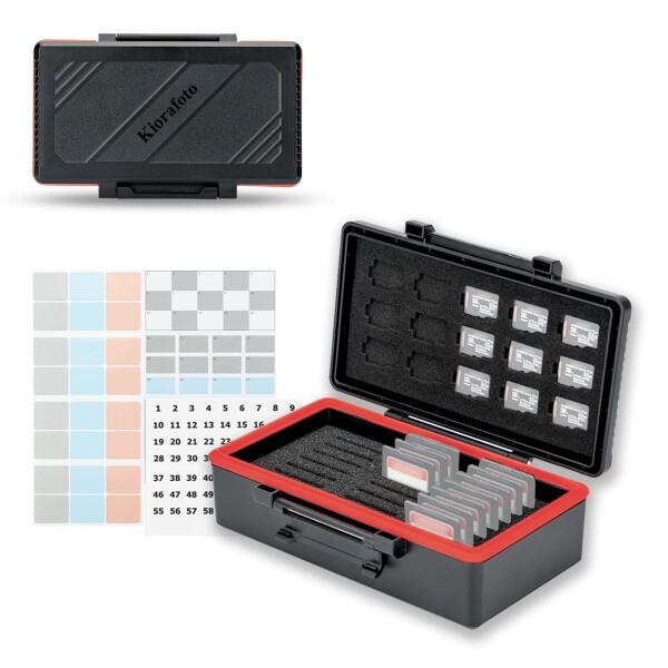 大容量 SD/CFexpress Type A/Nintendo Switch &amp; Micro SD カード収納ケース 21 枚 SD/CFexpress Type A/Nintendo Switch/Sony PSV ゲーム カー...
