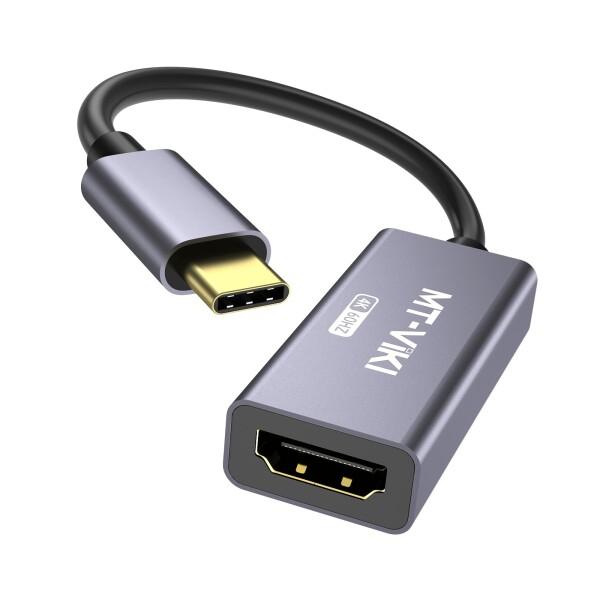 MT-VIKI USB C HDMI 変換アダプター タイプC HDMI 変換ケーブル 4K@60Hz type-c hdmi 変換コネクター Thunderbolt 3/4互換 MacBook Pro/Air, iPad Pro/Air,...