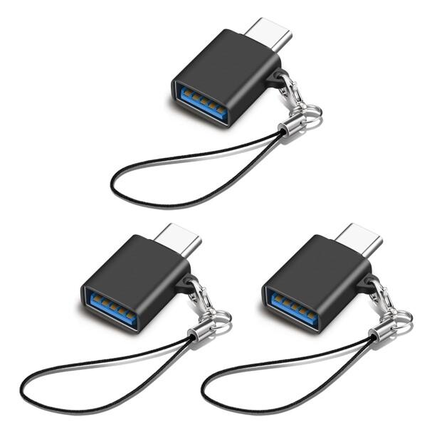 USB Type C &amp; USB 変換アダプタ 3個セット Popolier USB3.2 Gen2 10Gbps高速転送 タイプC 変換 OTG対応 MacBook Pro 2021 MacBook Air 2022 iPad P...