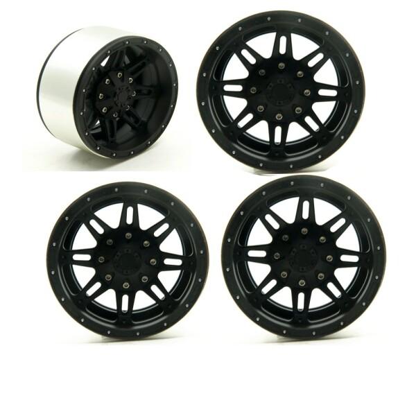 ラジコン カー 2.2インチ 拡幅版 幅さ30mm インターナル ビードロックホイール Internal Beadlock Wheels (4個, ブラック)商品コード：49073225803型番：BR-45サイズ：4個カラー：ブラック直径...