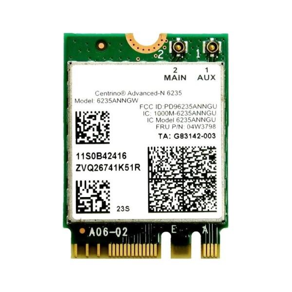 Laptopdiyparts レノボに適応 04W3798 インテル Centrino Advanced-N 6235 300Mbps Dual Band 2x2 802.11a/b/g/n + Bluetooth 4.0 M.2 無線LA...