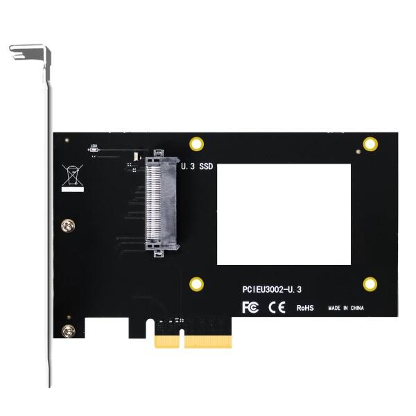 GLOTRENDS PU13 U.3 to PCIe 4.0 X4 変換アダプター(2.5 Inch U.3 SSDのために) 、PCIe 4.0 X4フルスピード商品コード：49073358986型番：PU13U.3 to PCIe 4....