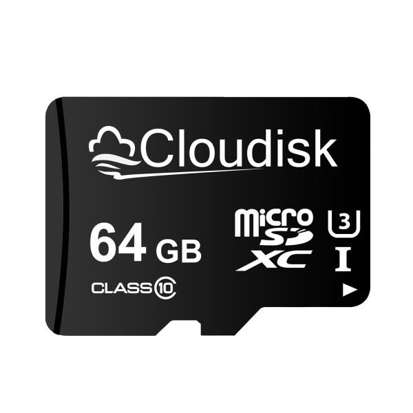 Cloudisk Micro SDカード64 GBフラッシュカード Micro SDXCカード クラス10、A 2、U 3、UHS-I（64 GB）商品コード：49073361318型番：TF-Black-1サイズ：64GBカラー：ブラック...